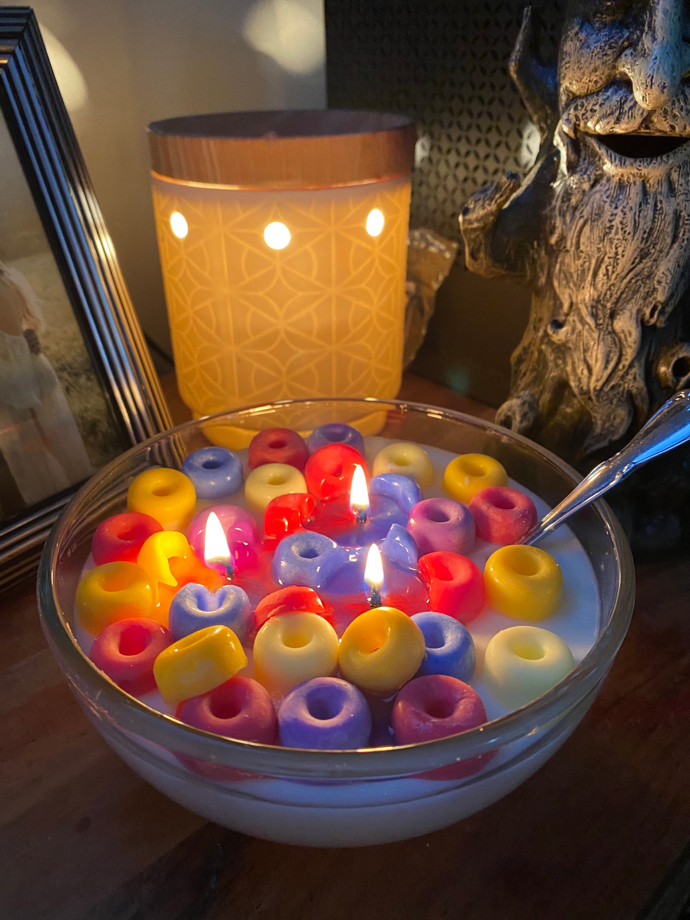 Fruit Loop Cereal Candle - Etsy