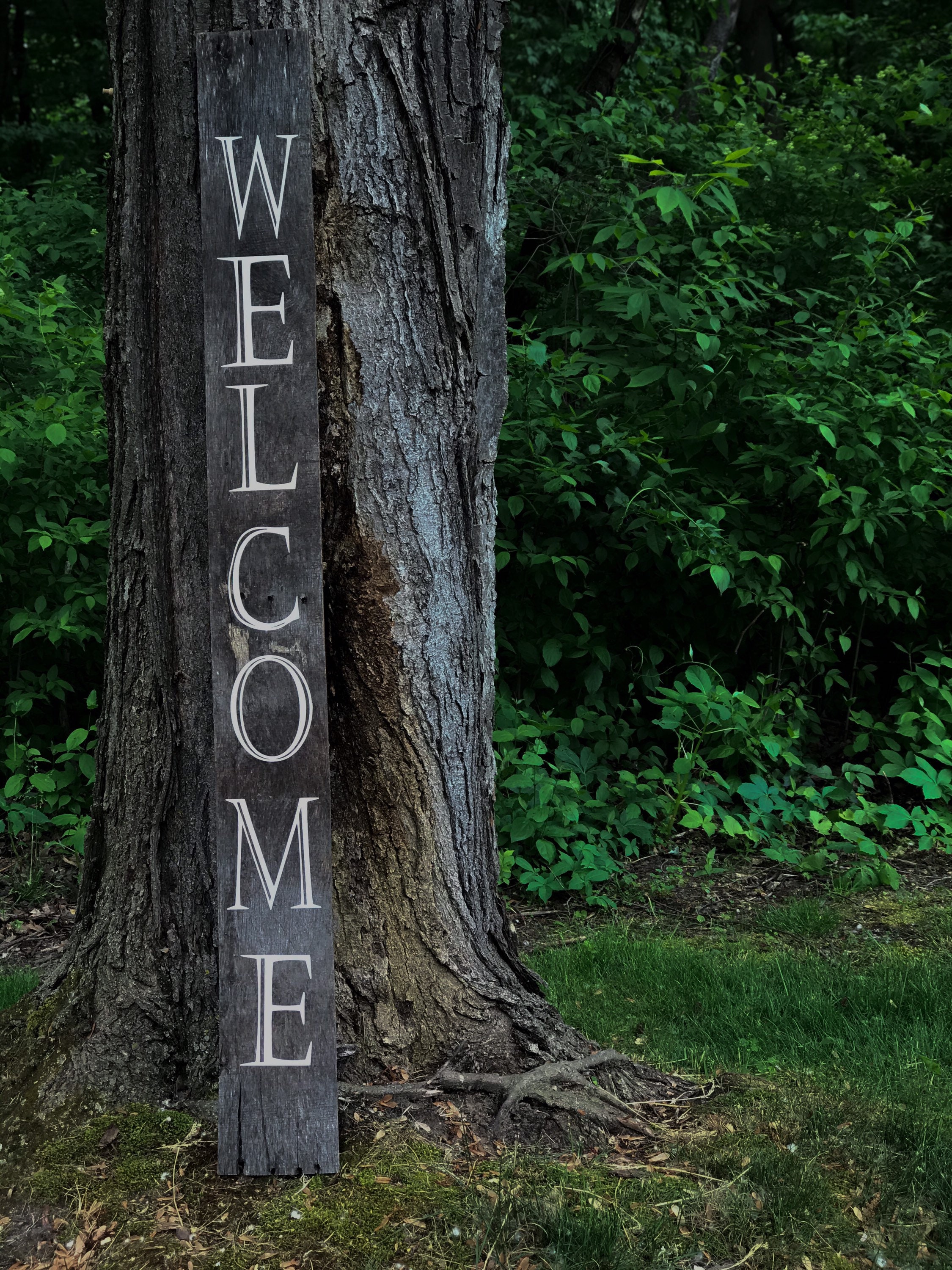 Welcome Vertical Porch Sign - Etsy