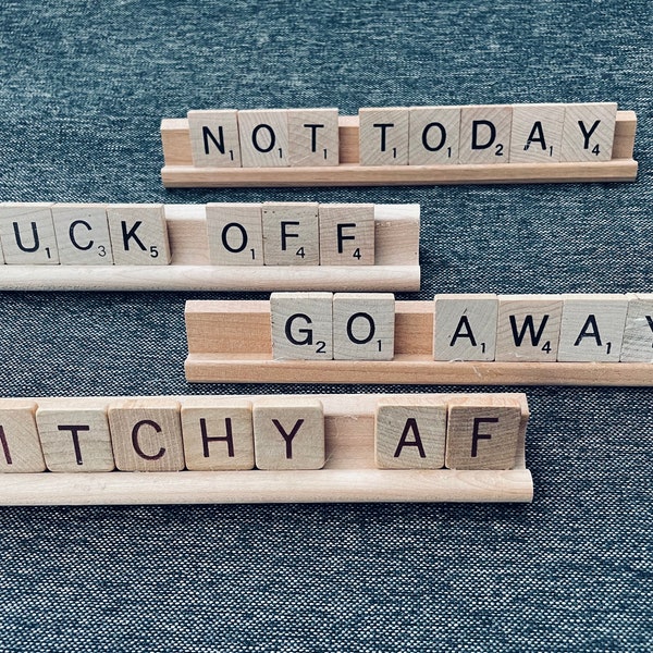 Upcycled Scrabble - Etsy