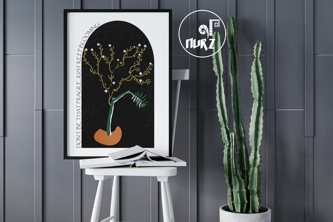 Tree of Life Drawing: Burnt Orange Botanical Art (digital Download) - Etsy