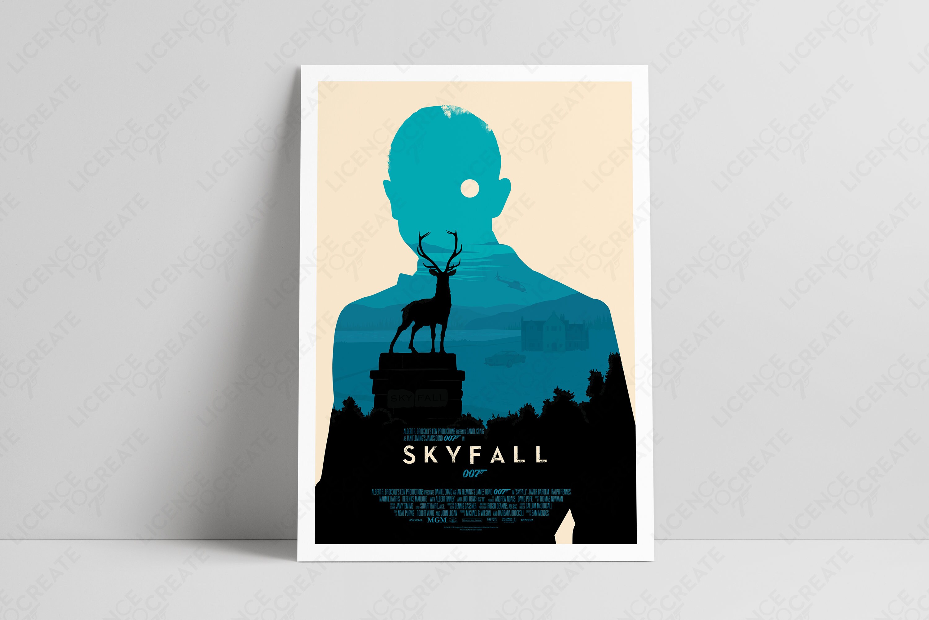 Skyfall Minimalist Poster