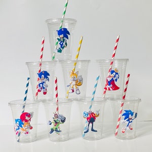 Sonic Party Cups Disposable 16oz Disposable Cups the - Etsy