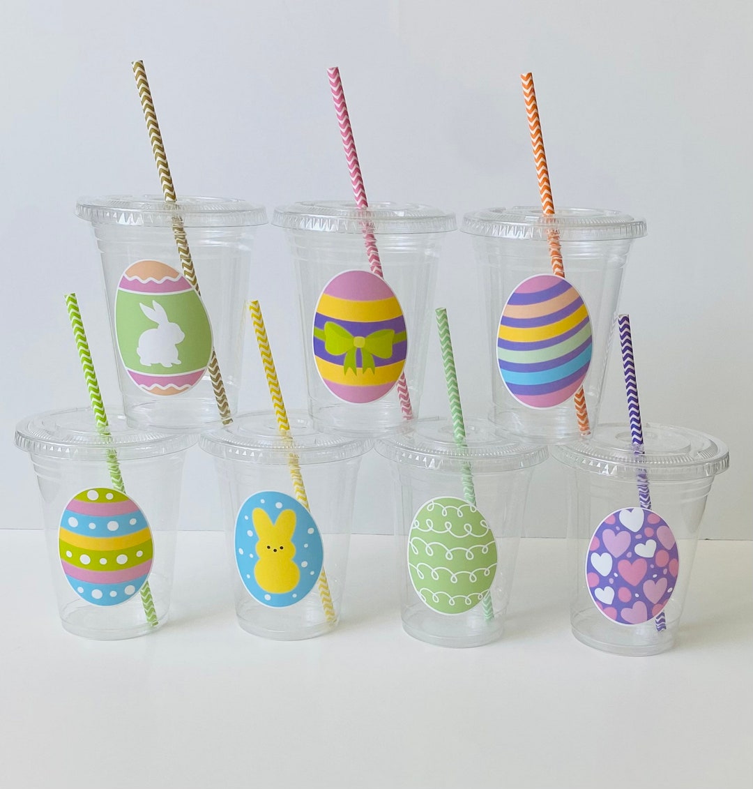 Easter Party Cups for Kids, Easter Cups,16oz Disposable Cups,kids ...