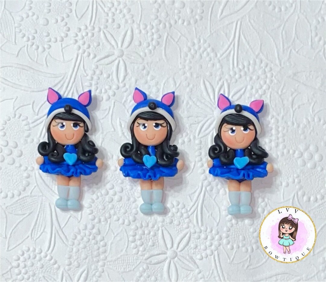 Stitch Clay Clays Clay Center Hair Bow Embellishments Bow Center for ...