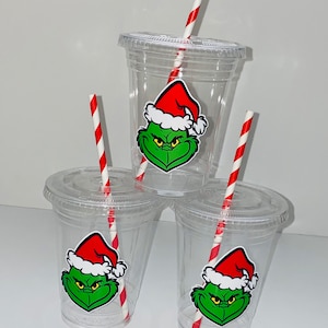 Grinch, Party, Christmas Cups, Christmas Party Cups, Christmas Party ...