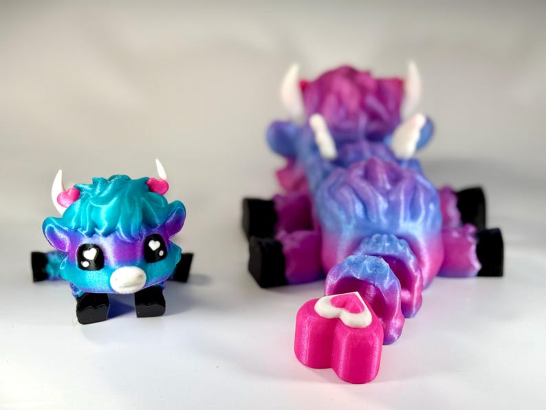 Cherub Highland Cow by Teal Cat Creative | Highland Cow | STL & 3MF ...