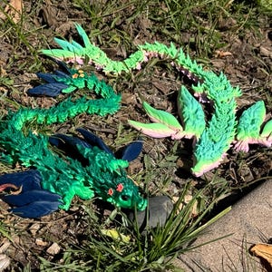 Gaia Forest Spirit Dragon STL | 3D Printing Articulated Model (digital ...