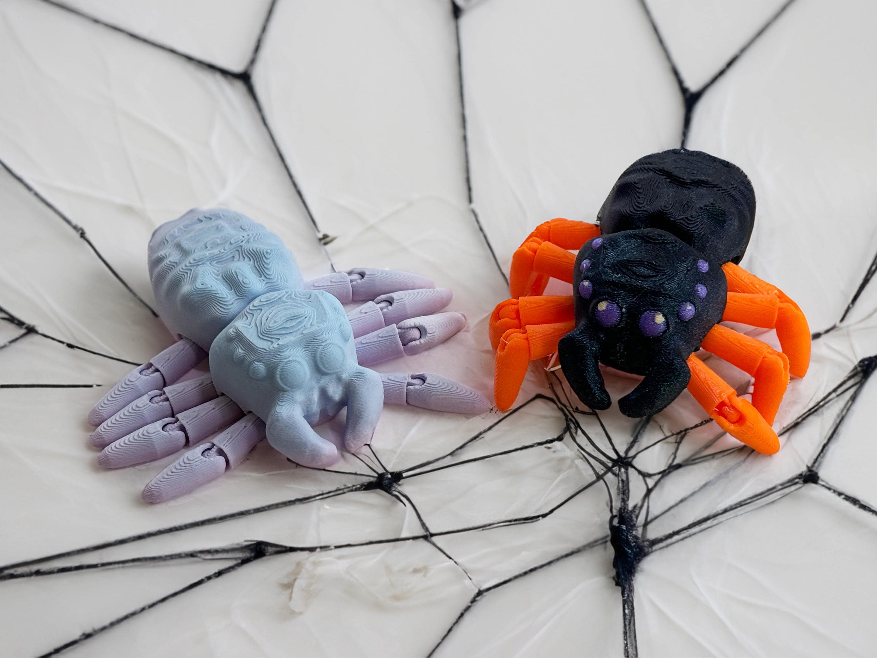 Skeletorus Jumping Spider by Teal Cat Creative | STL File | Articulated ...