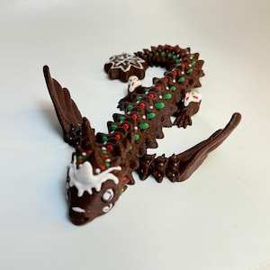 Gingerbread Dragon by Tealcatcreative, STL File for 3D Printing ...