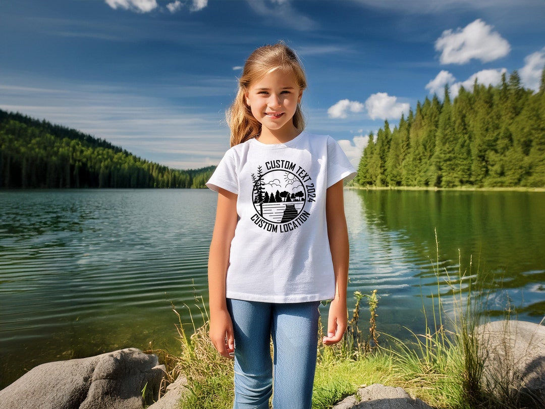 Custom Lake Vacation Shirt Design – DIY Text & Location (PNG JPG) - Etsy