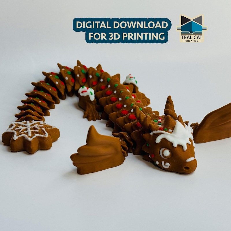 Christmas 3d Dragon - Etsy