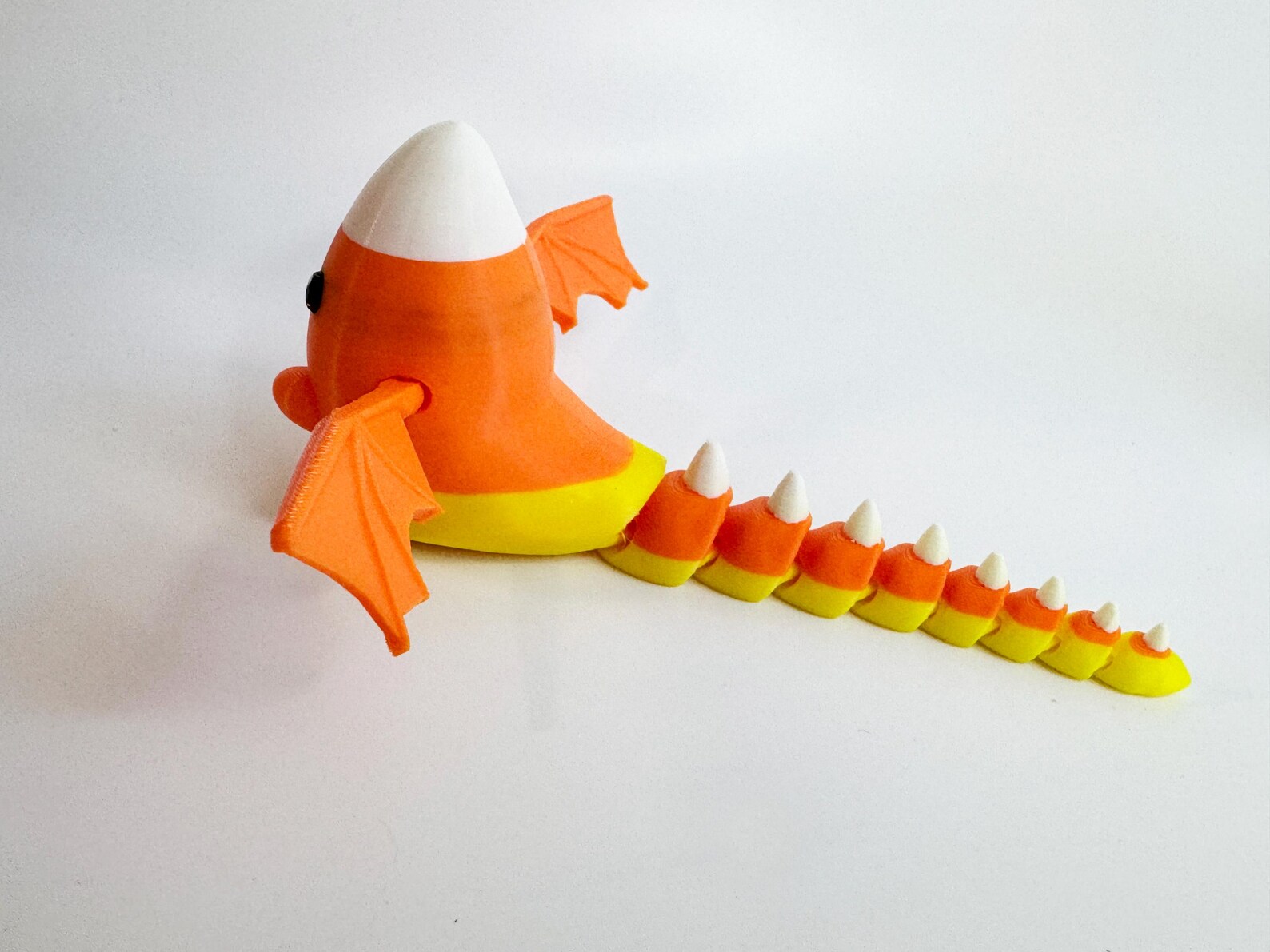 Candy Corn Dragon STL File, Articulating 3D Print (digital Download) - Etsy