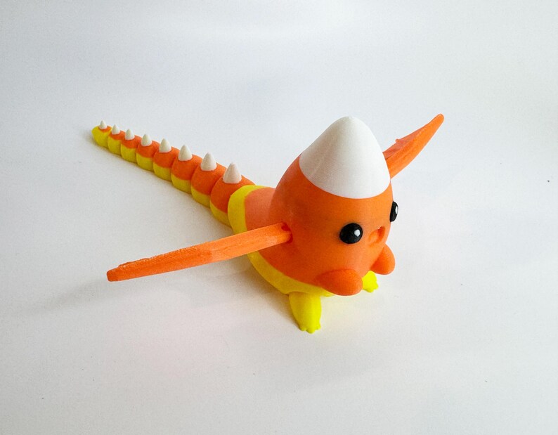Candy Corn Dragon by Tealcatcreative, STL File for 3D Printing ...