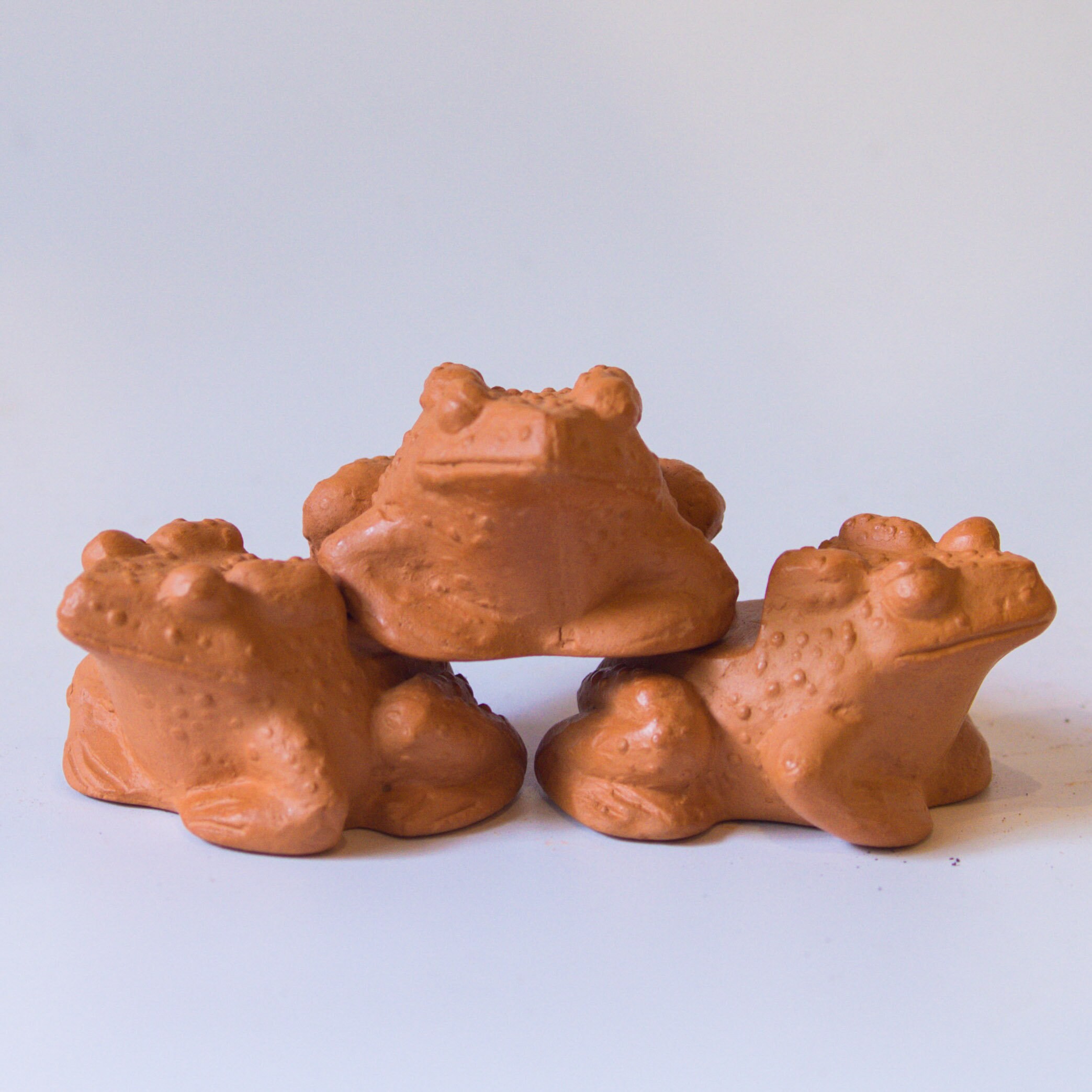 Terra Cotta Pot Feet / Terra Cotta Pot Riser Toad Set of Three Toad ...