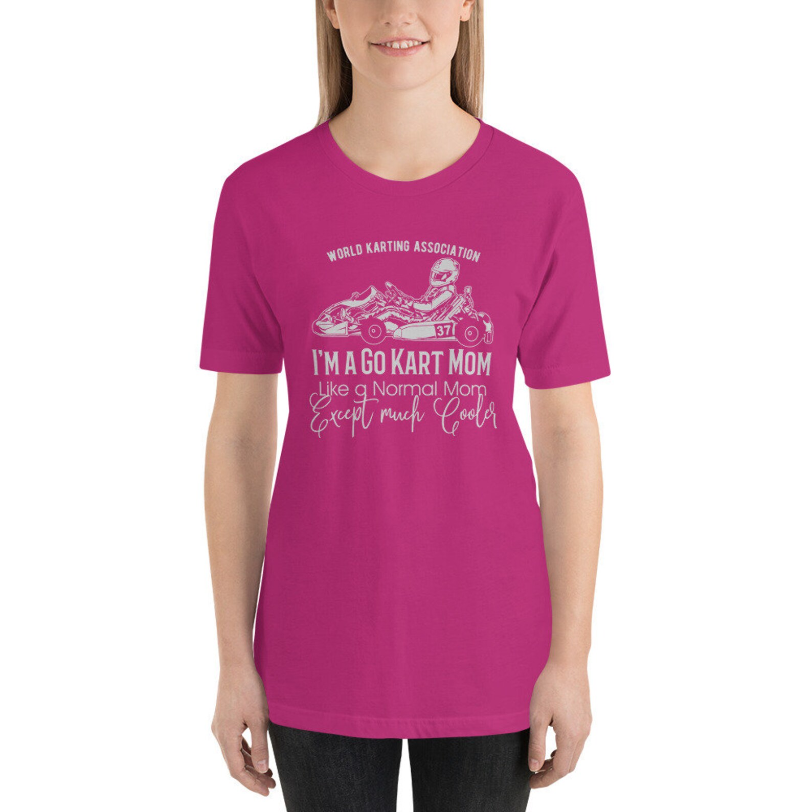 Go Kart Shirt. Go Kart Mother Mom. Go Kart Gift. Go Kart Racing Shirt ...