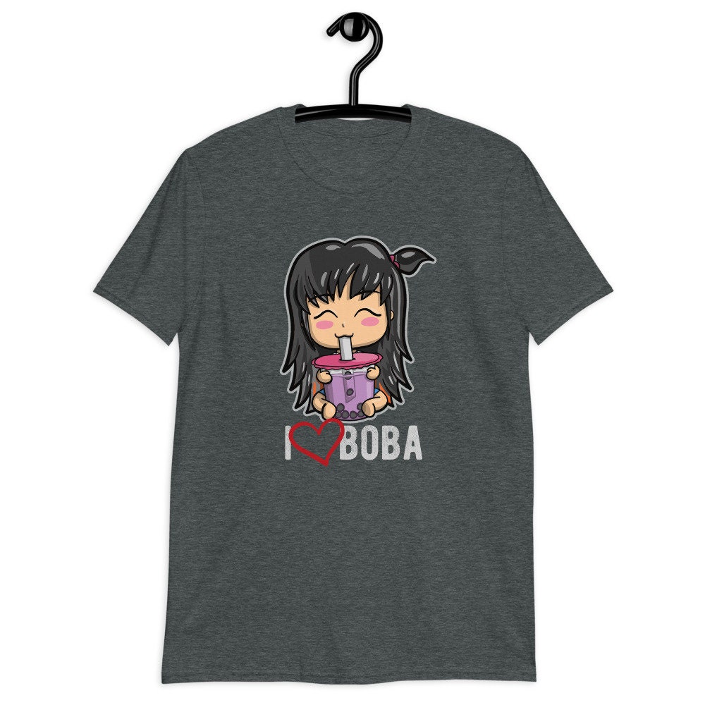 Boba Tea Lover. I Love Boba Tea. Cute Bubble Drink Funny Matching ...