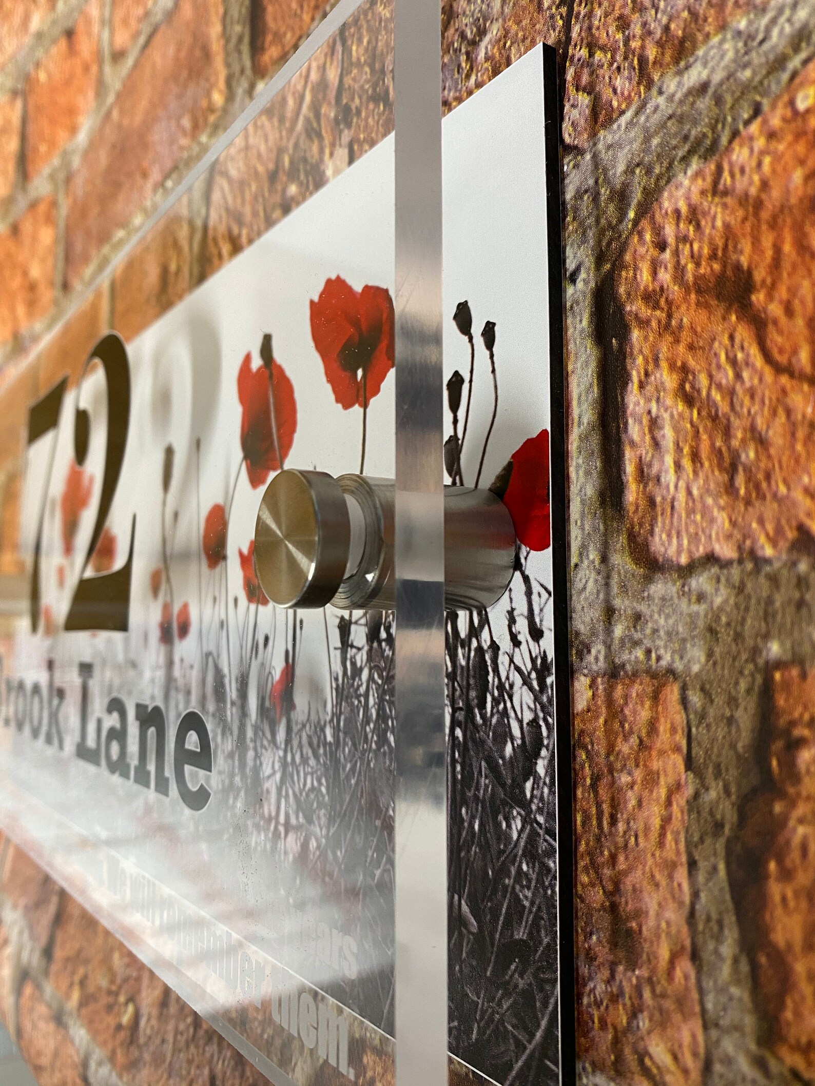 Poppy House Sign - Etsy UK