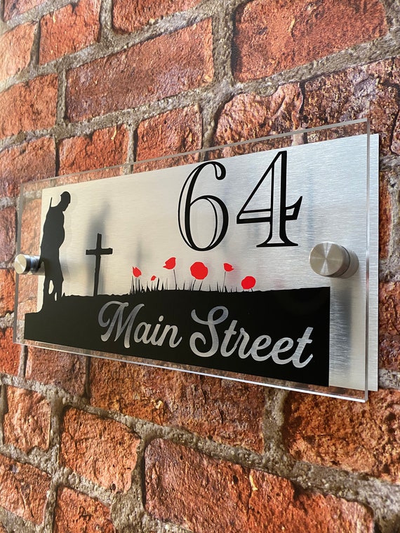 Poppy Field House Sign | Etsy UK