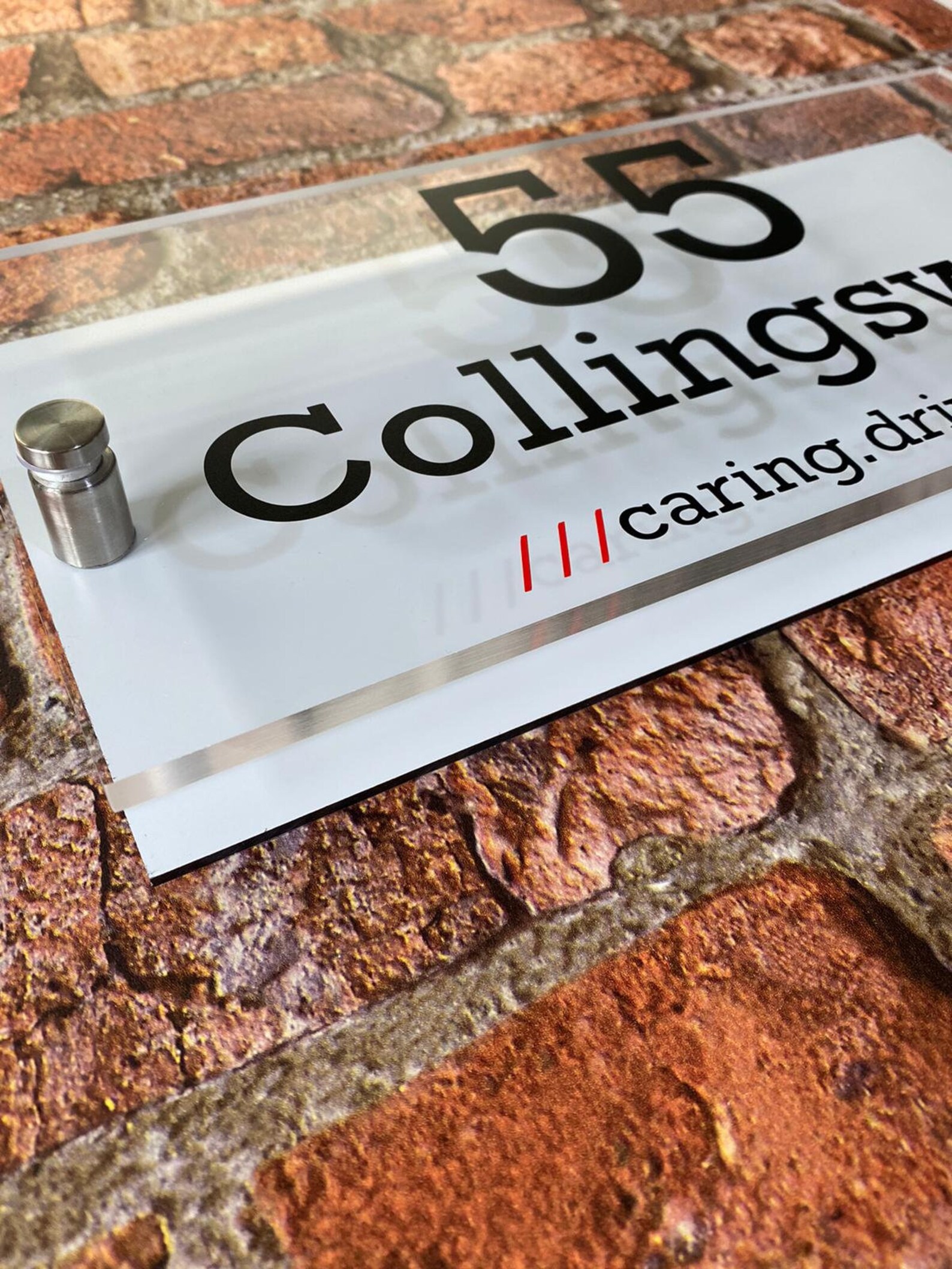 What3words House Sign, Super Thick Acrylic Fronts 310mm X 150mm - Etsy UK