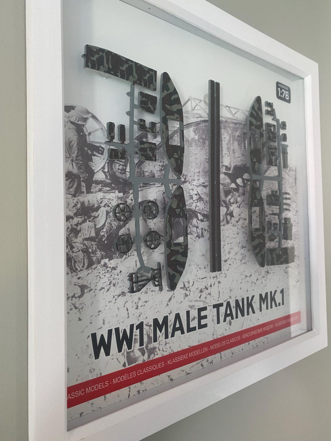 British Army WW1 Male Tank Mk.1 Artwork - Etsy
