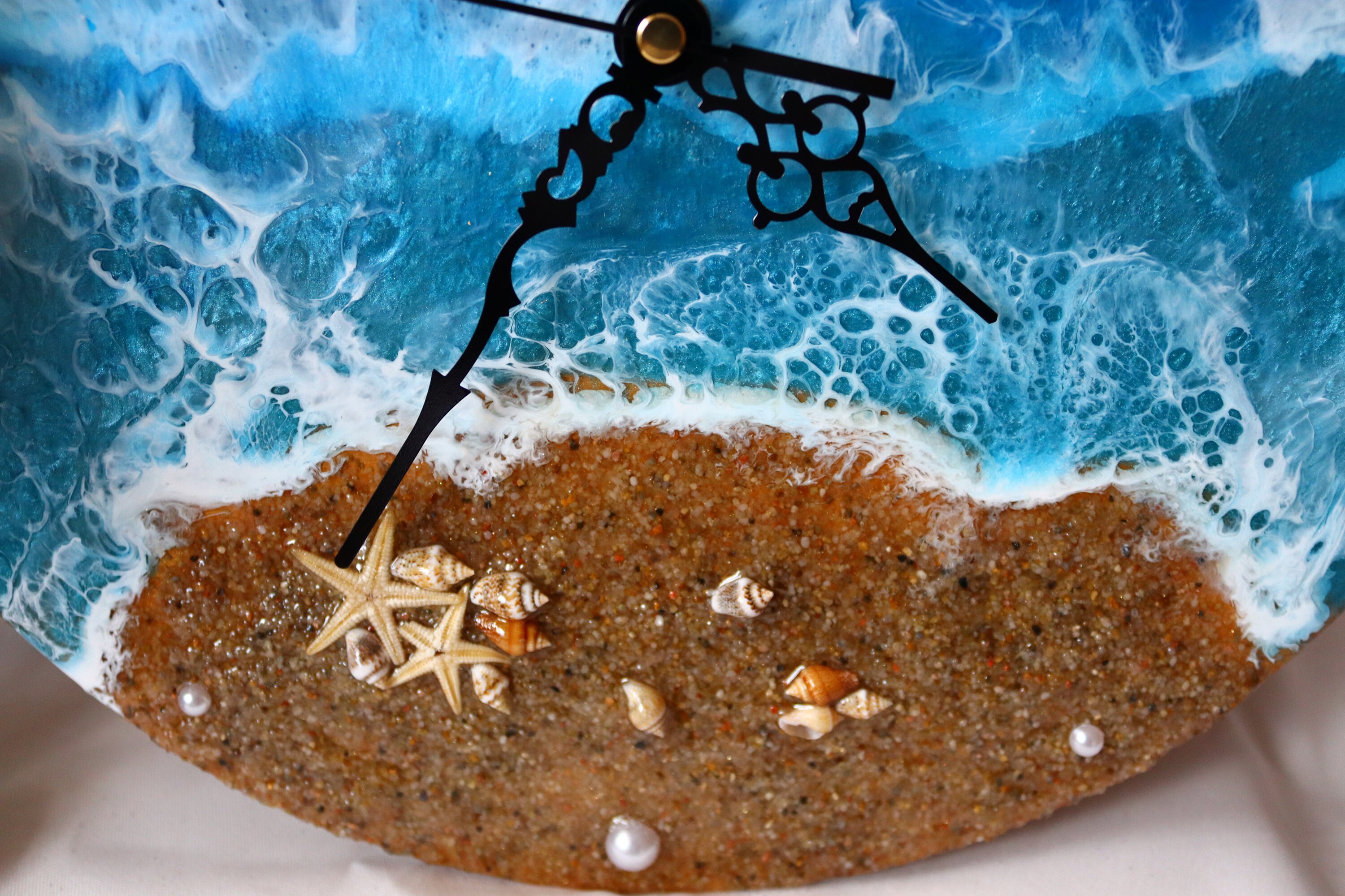 Clock, Wall Clock, Resin Art Clock, Abstract Resin Clock, Unique ...