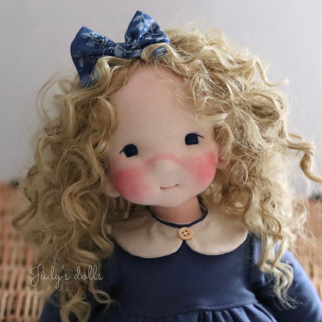 RESERVED for Janet, Handmade Doll, Soft Doll, Ooak Doll, Art Doll ...