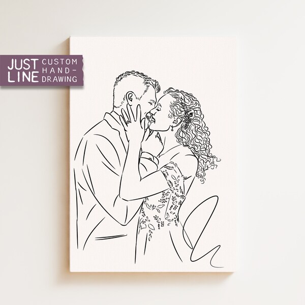 Line Drawing Romantic - Etsy