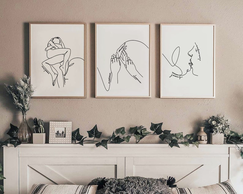 Romantic Couple Line Art Wedding Sketch Minimal Line Art | Etsy UK