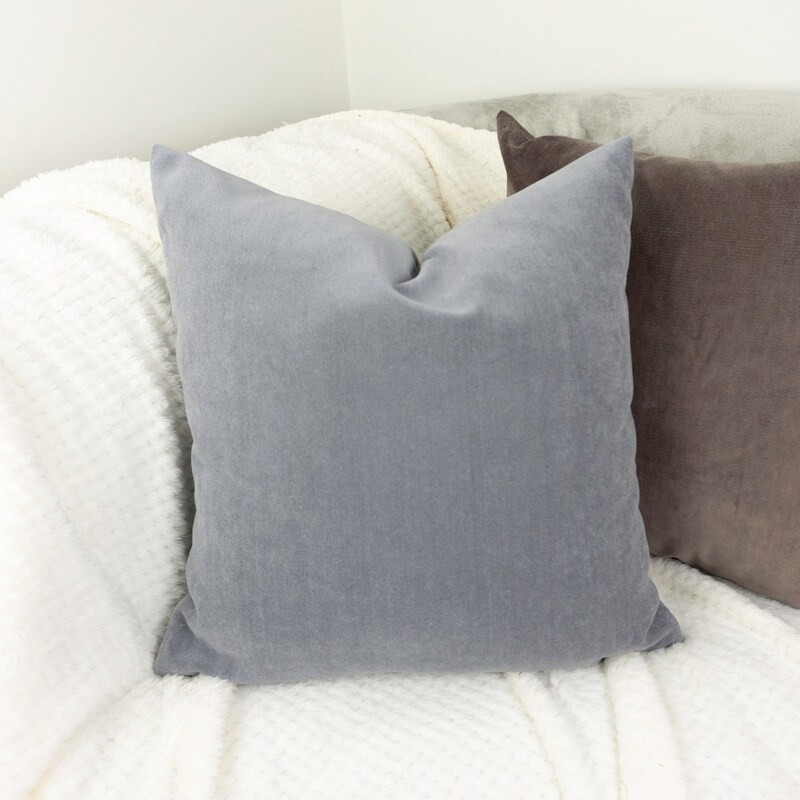 Dark Gray Pillow - Etsy