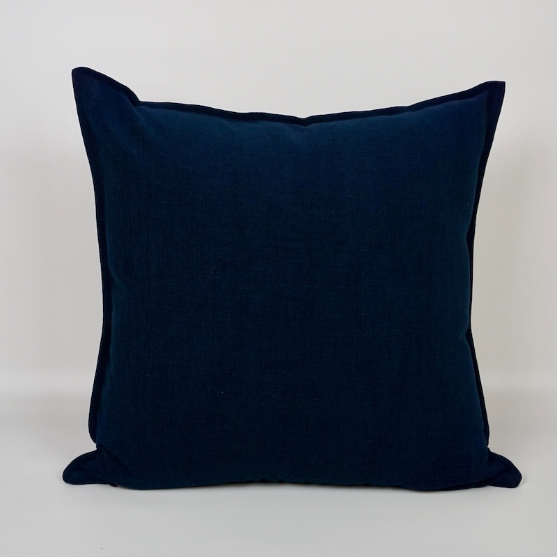 Dark Blue Pillow - Etsy