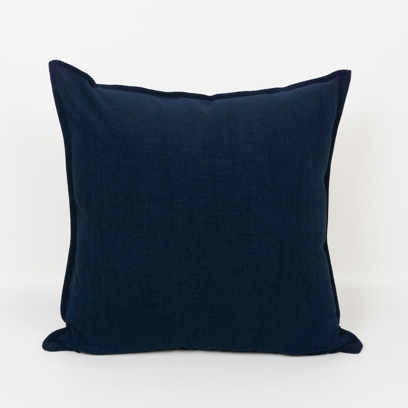 Dark Blue Pillow - Etsy