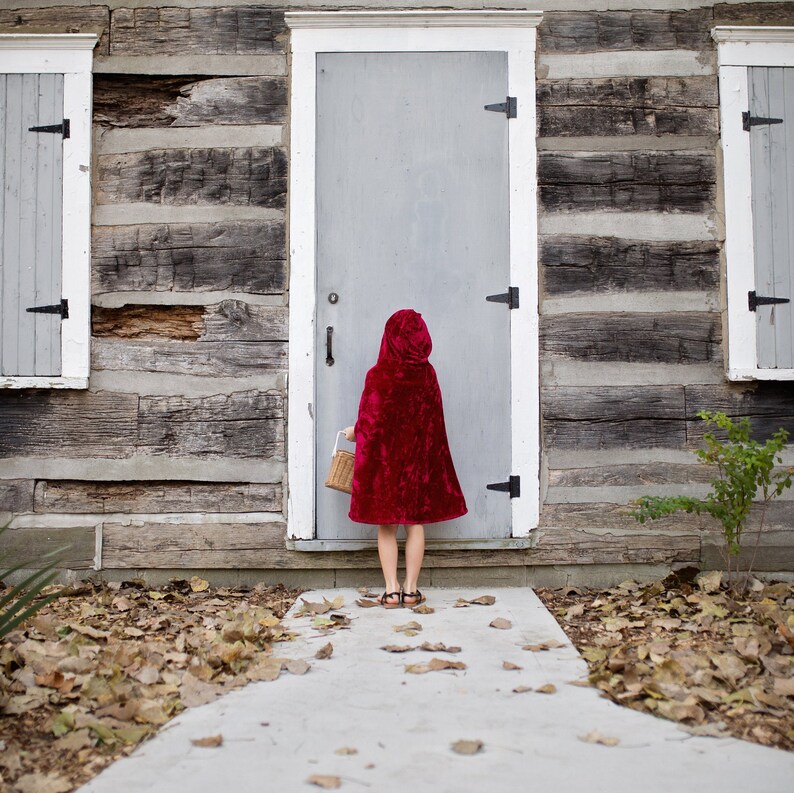 Little Red Riding Hood Cape Fairytale Inspired for Storytime - Etsy Canada