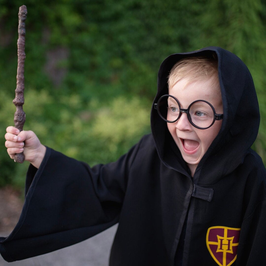 Wizard Cape and Glasses, Wizard Cape for Pretend Play and Dress up as ...