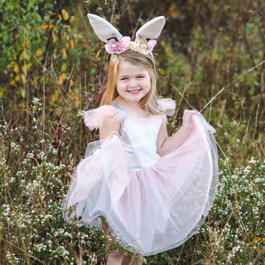 Woodland Bunny Dress & Headpiece, Bunny Tutu Dress, Easter Dress for ...