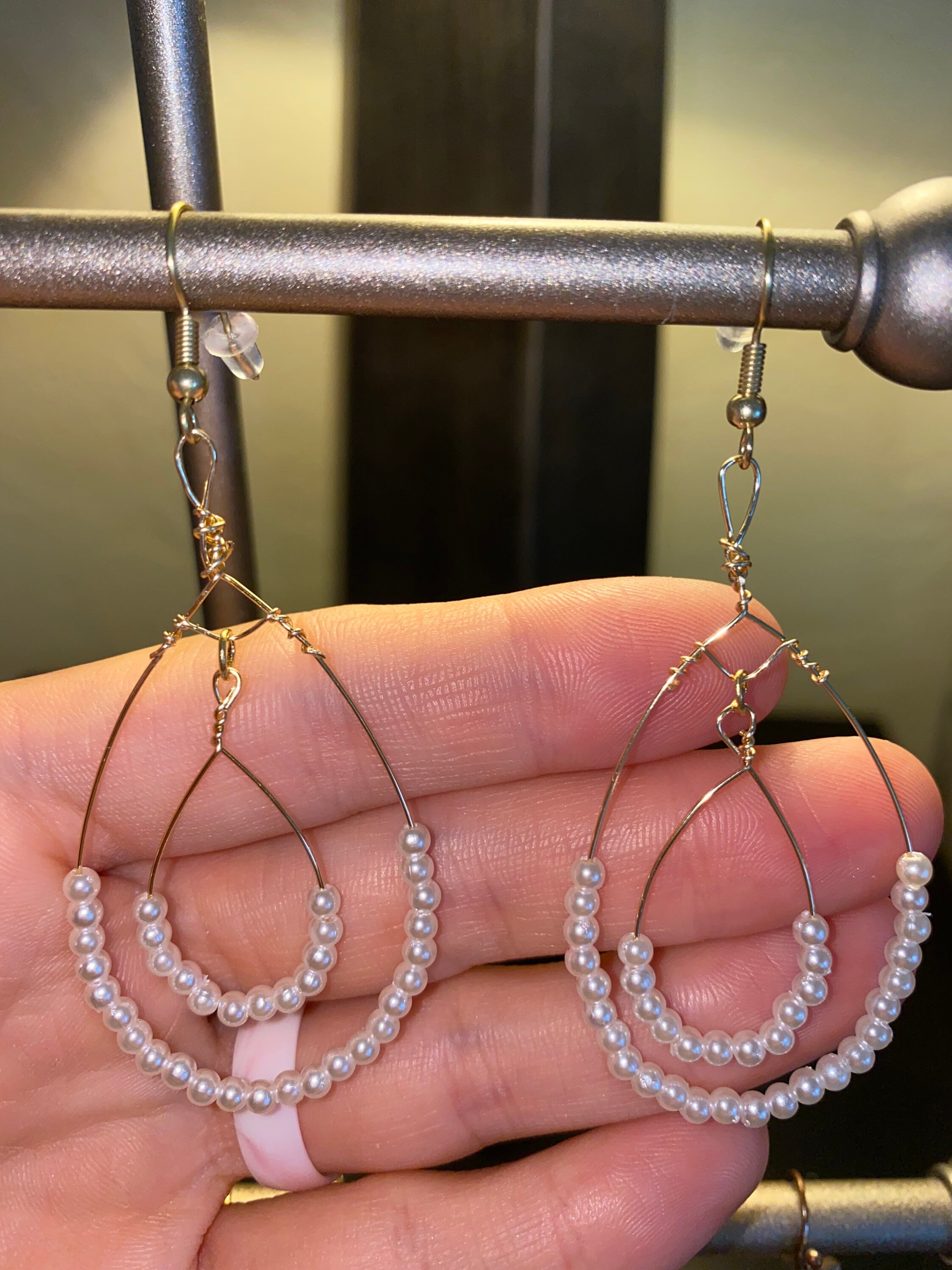 Handmade Double Layer Hoop Earrings - Etsy Singapore