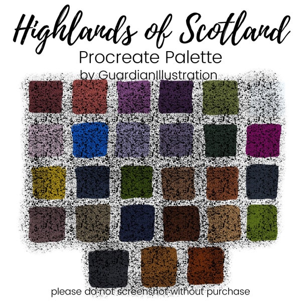 Scotland Color Palette - Etsy