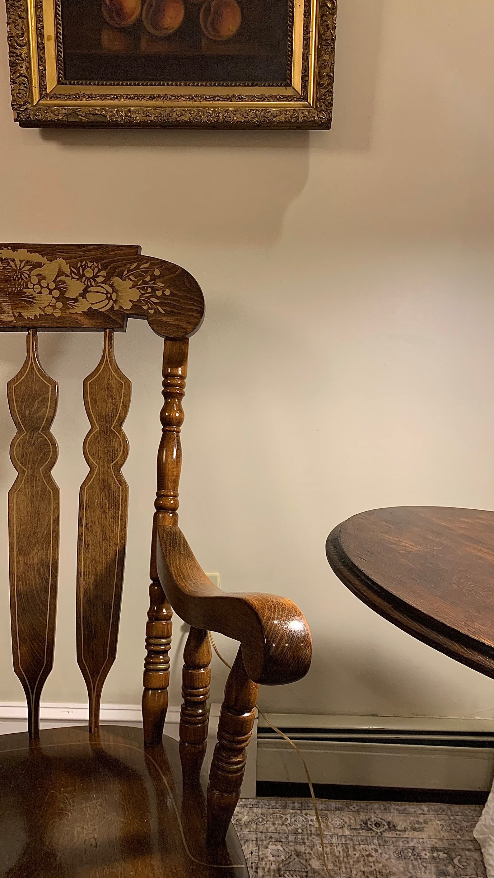 Vintage Large Wood Rocking Chair Yugoslavia 1982 Harvest - Etsy