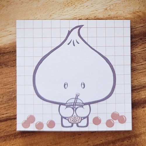 Little Dumplings Sticky Note Pad 3 X 3 50 Sheets - Etsy