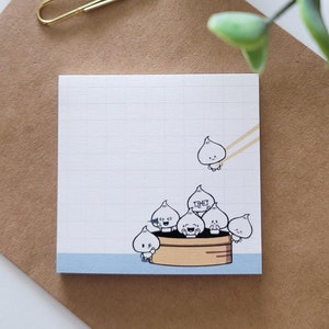 Little Dumplings Sticky Note Pad 3 X 3 50 Sheets - Etsy