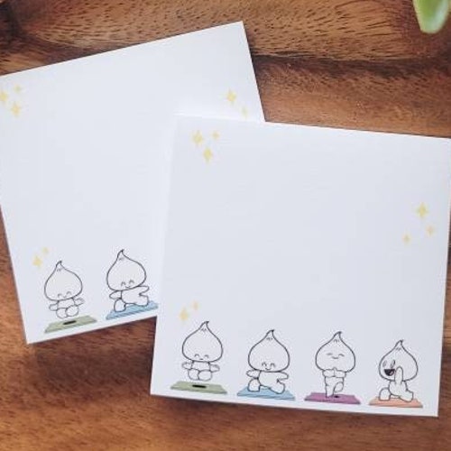 Little Dumplings Sticky Note Pad 3 X 3 50 Sheets - Etsy