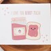 You're My Favorite Cheese-mosa Greeting Card Happy Birthday Funny ...