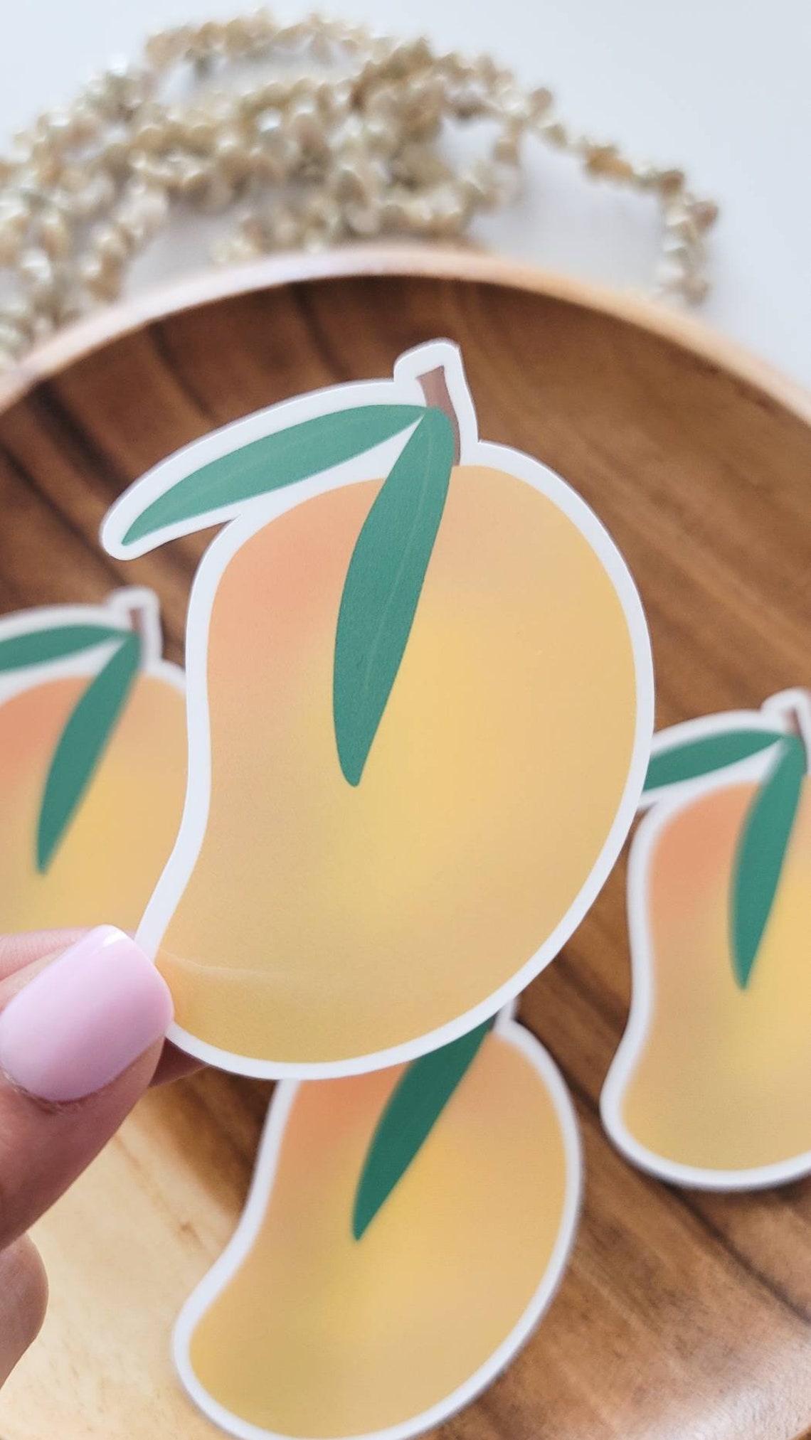 Mango Sticker Tropical fruit sticker | Etsy