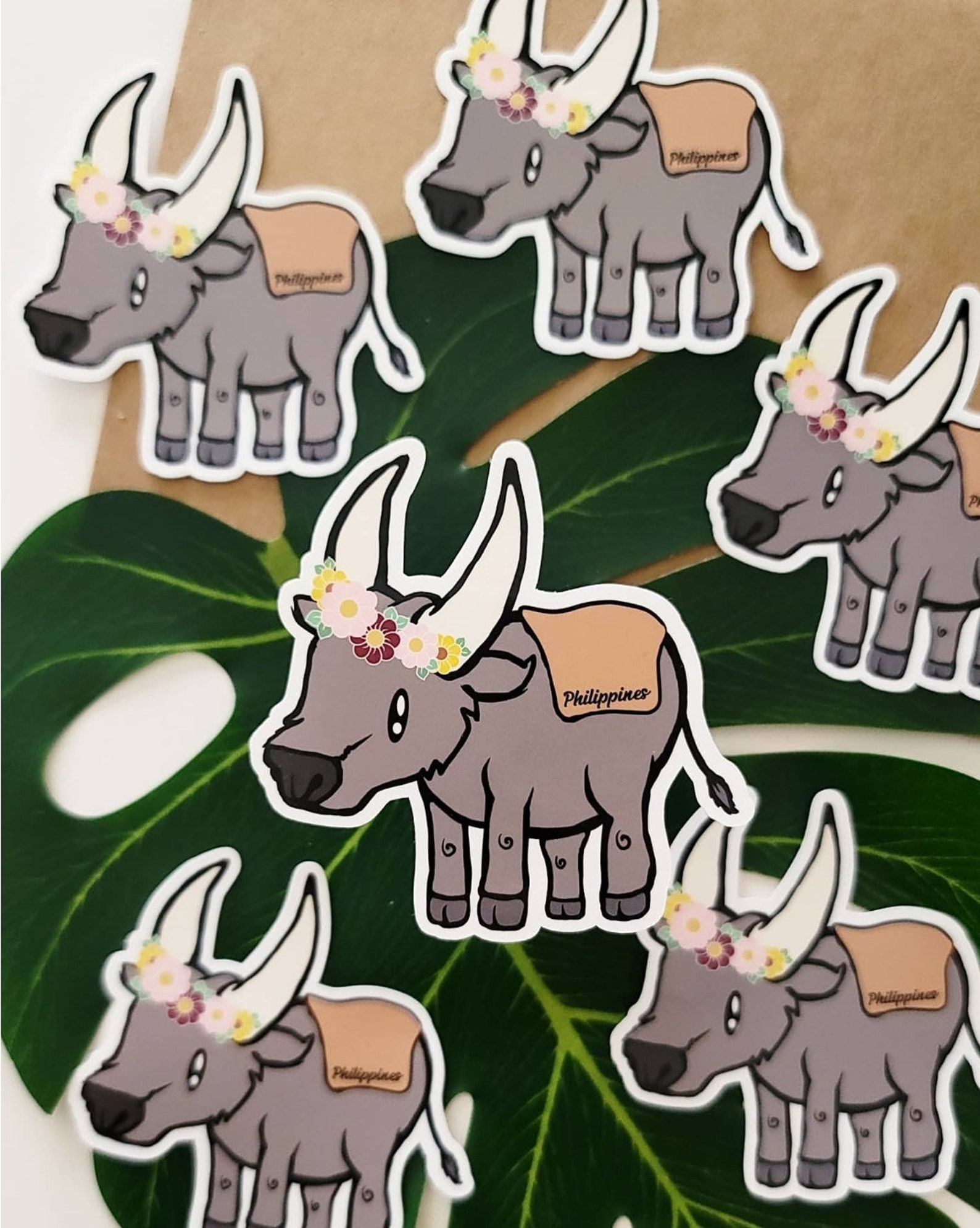 Filipino Stickers Pinoy Stickers Carabao Jeepney | Etsy