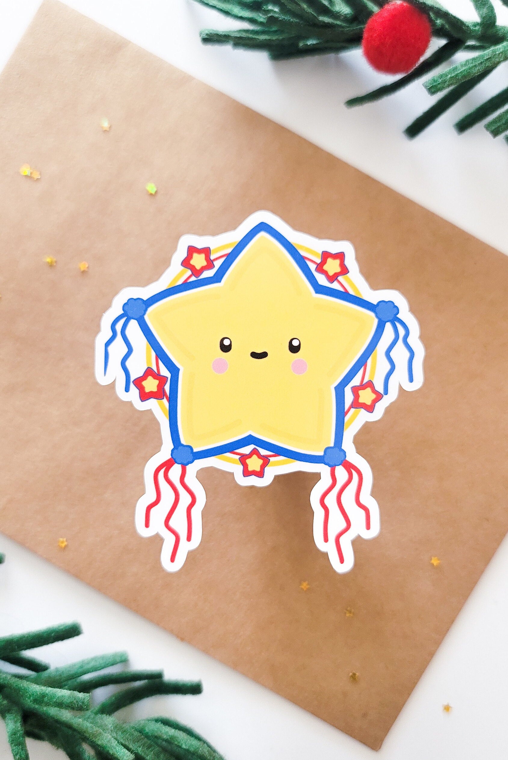 Cute Parol Sticker Cute Filipino Christmas Star Christmas | Etsy