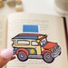 Jeepney Magnetic Bookmark Gifts for Readers Book Lover Cute Bookmark ...