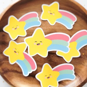 Shooting Star Sticker | Cute Kawaii Star Shooting Star Celestial Galaxy ...
