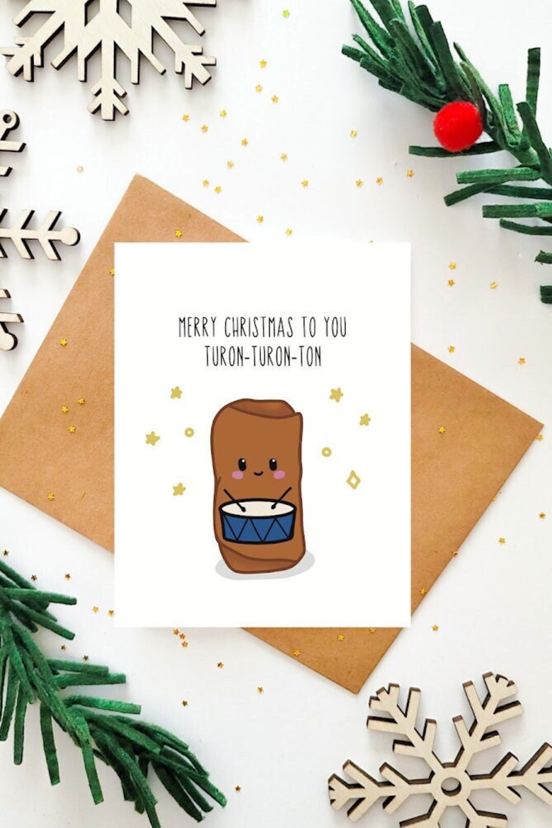Turon Drummer Boy Christmas Card | Merry Christmas Filipino Turon ...