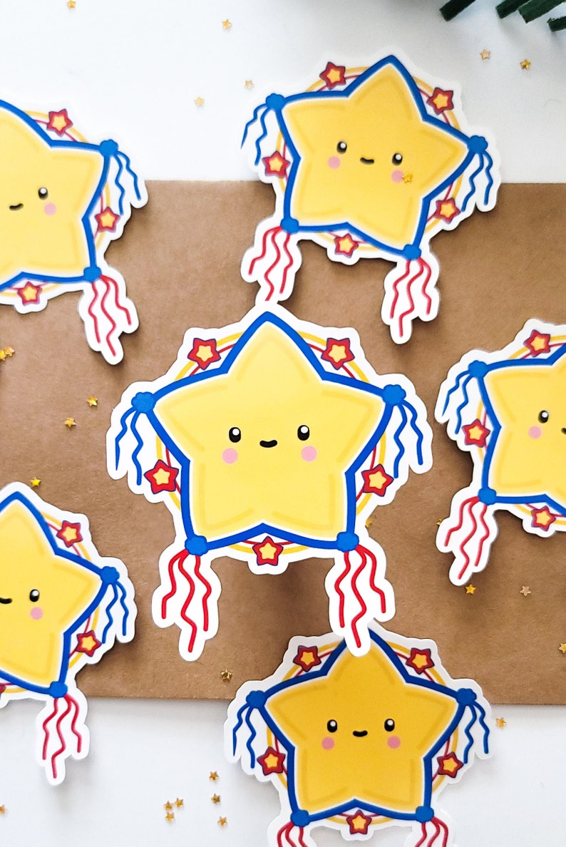 Cute Parol Sticker Cute Filipino Christmas Star Christmas | Etsy
