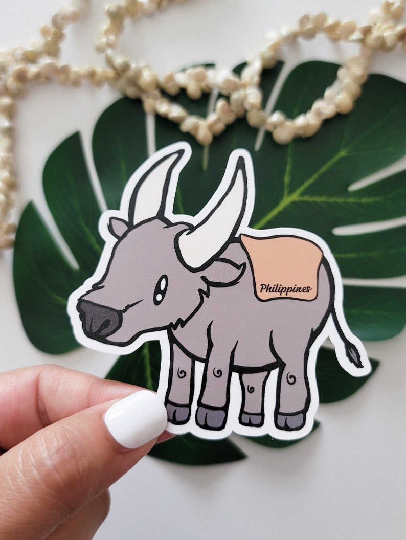 Carabao Sticker Cute Filipino Carabao Philippines National - Etsy
