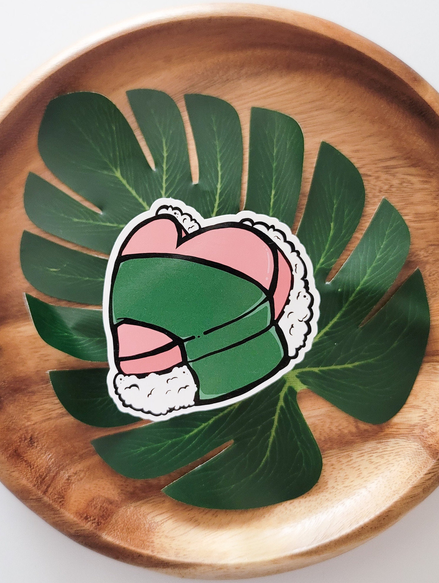 Musubi Heart Sticker Spam Musubi Lover Hawaiian Food Snacks - Etsy